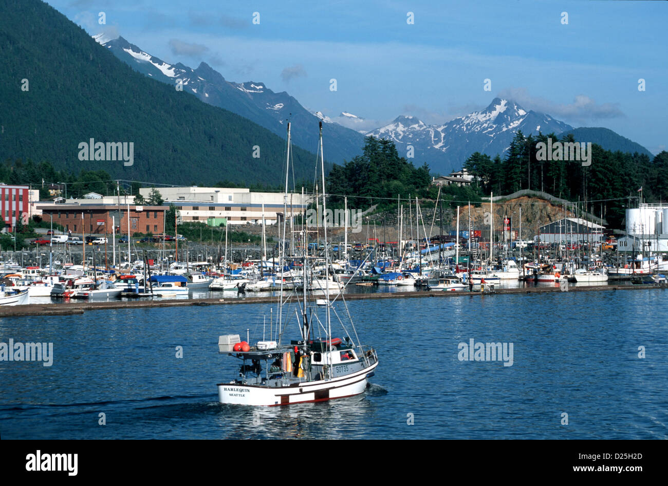 Alaska sitka boats harbor hi-res stock photography and images - Alamy