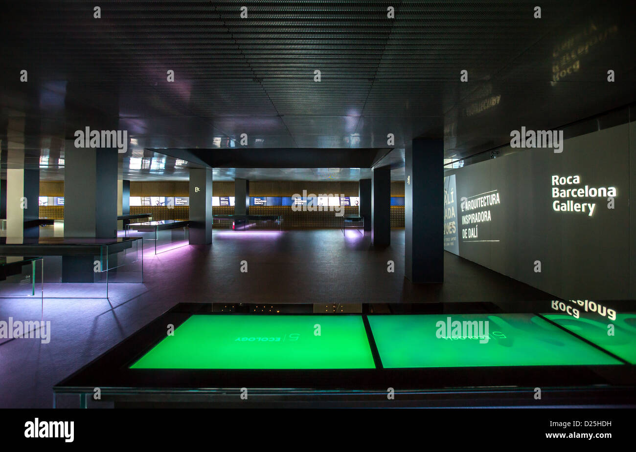 Spain, Barcelona, the Roca Gallery designed by the architect Borja ...