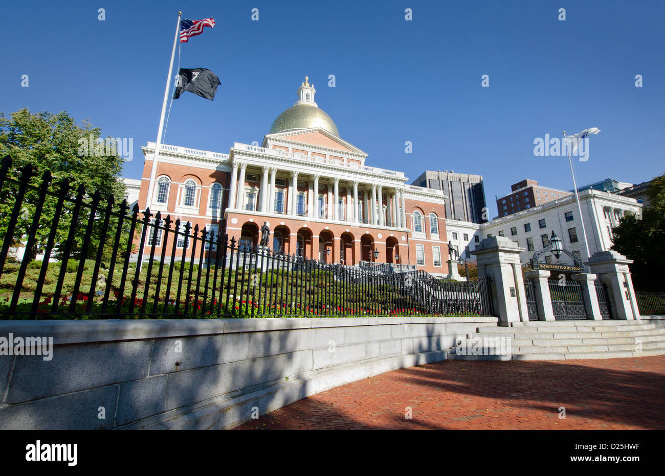 The State Library of Massachusetts Stock Photo - Alamy