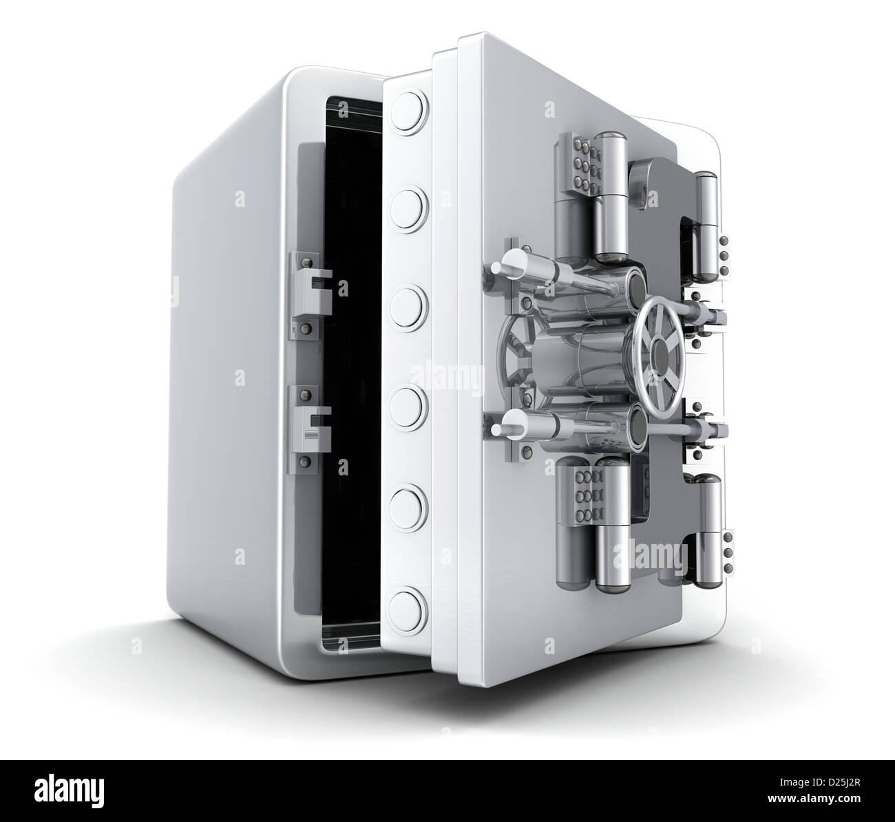 Large safe, open (done in 3d Stock Photo - Alamy