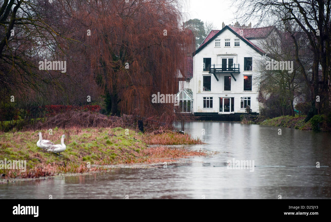 ellingham mill norfolk england Stock Photo - Alamy