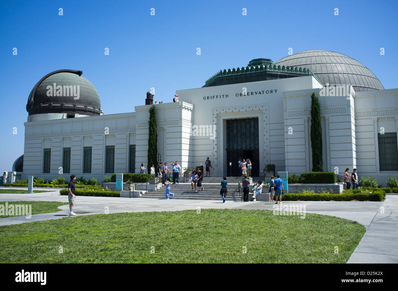 Griffith Observatory Building in Griffith Park Los Angeles Stock Photo ...