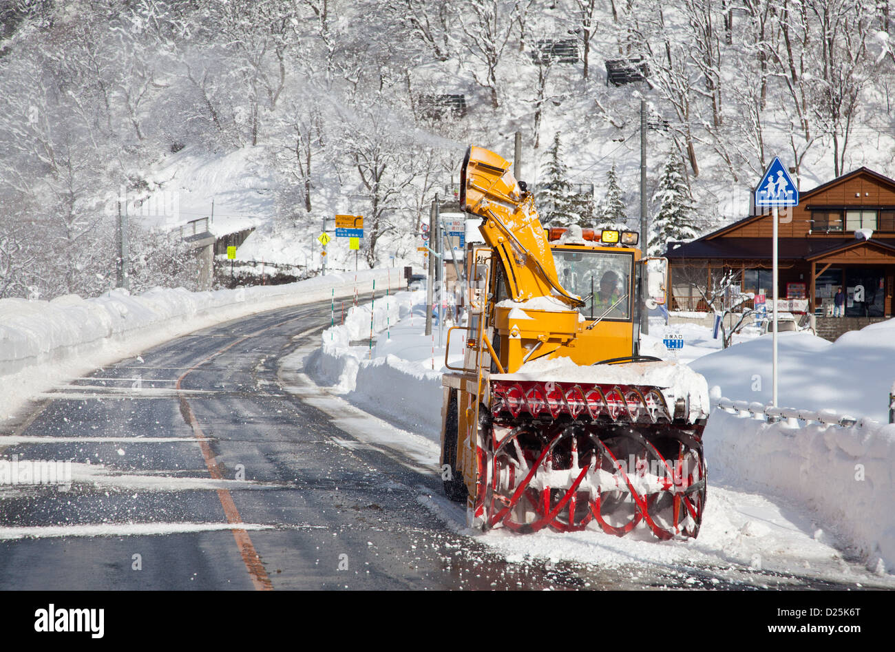 Japanese snow ploughs hi-res stock photography and images - Alamy