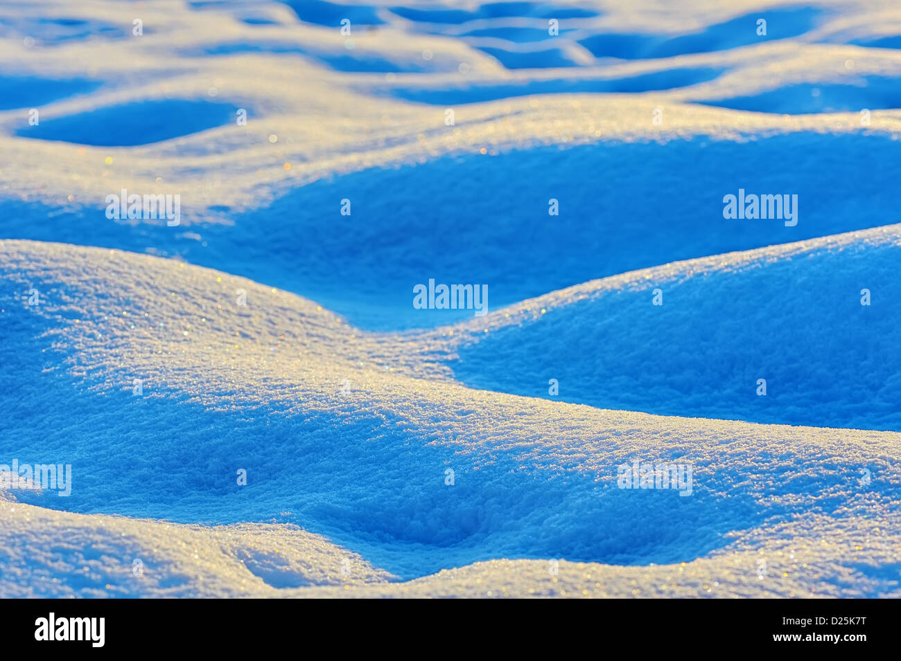 Waves of snow Stock Photo - Alamy