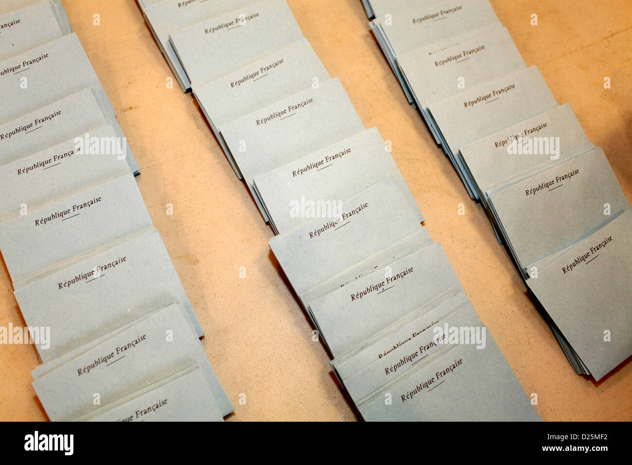 French presidential election - ballots Stock Photo - Alamy