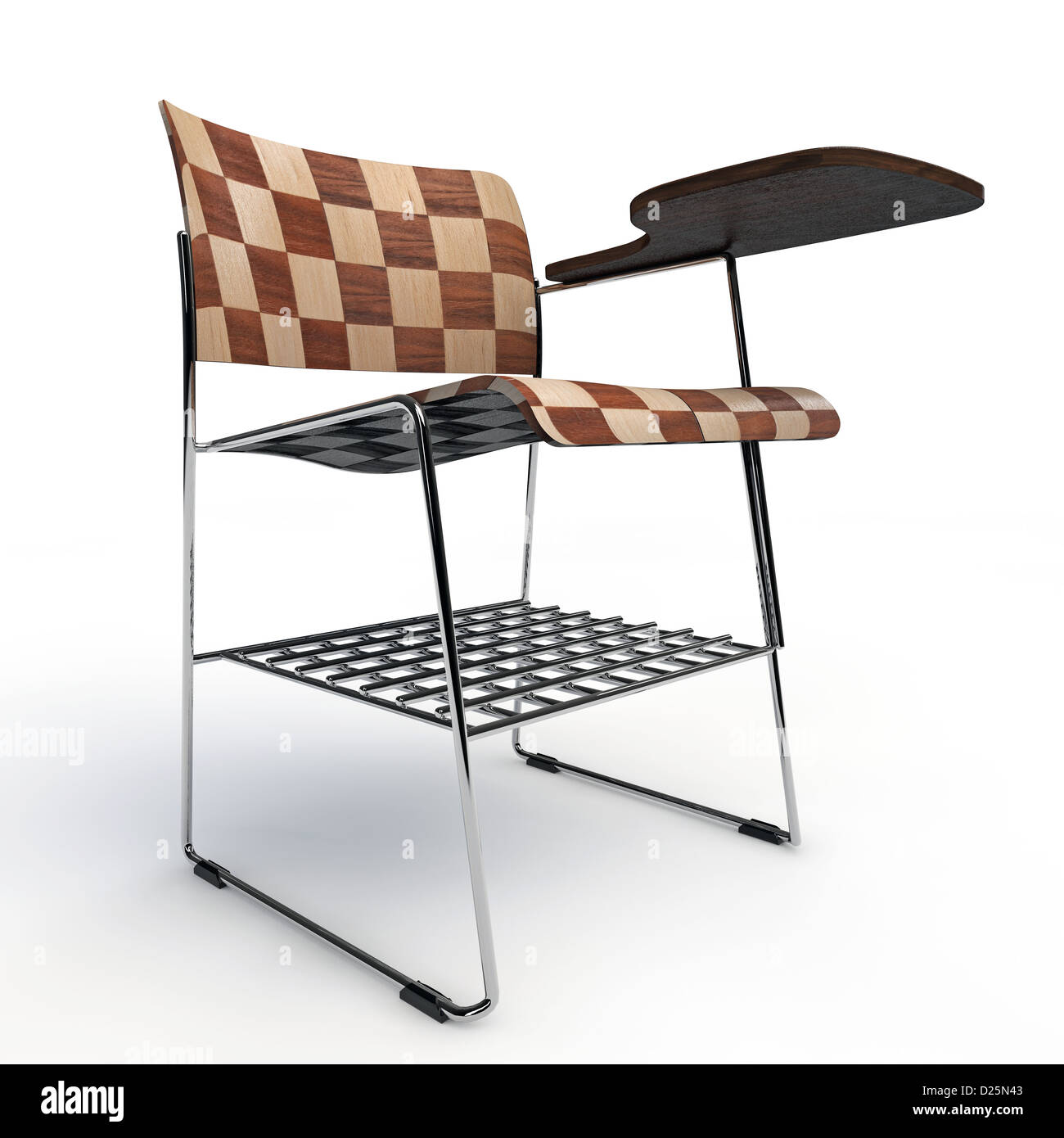 school chair isolated on white background Stock Photo - Alamy