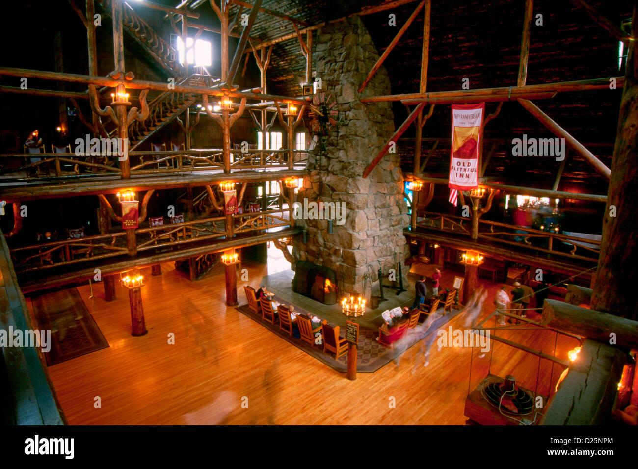 Old Faithful Inn Stock Photo - Alamy