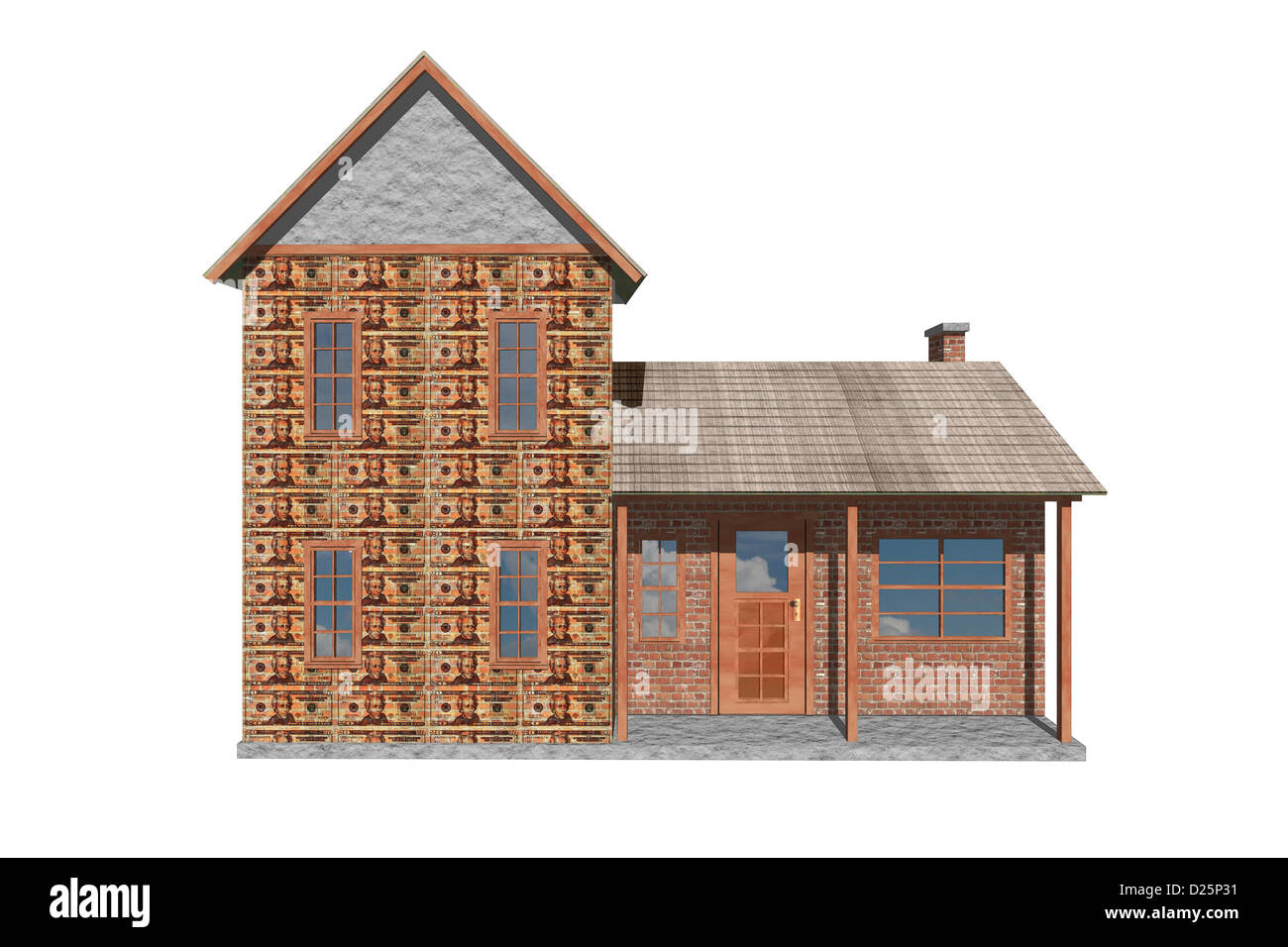 Windows and housing Cut Out Stock Images & Pictures - Alamy