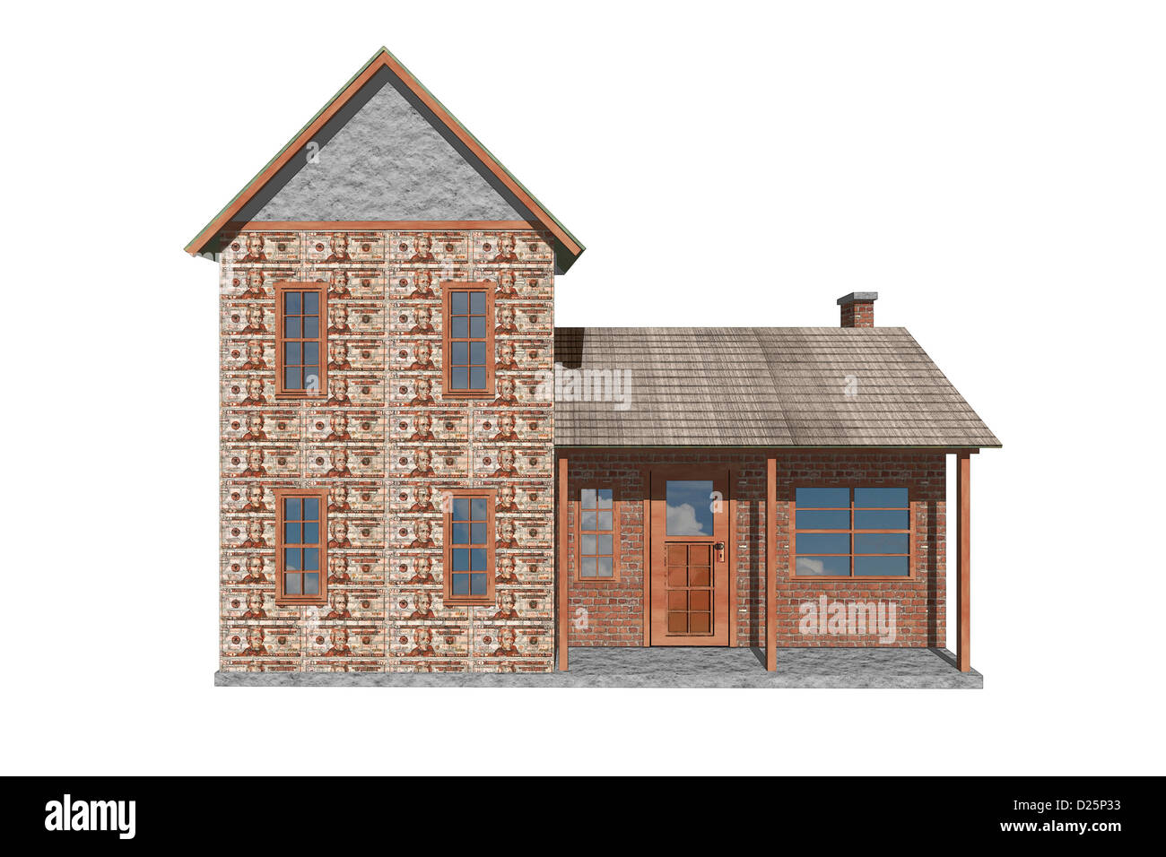 Windows and housing Cut Out Stock Images & Pictures - Alamy