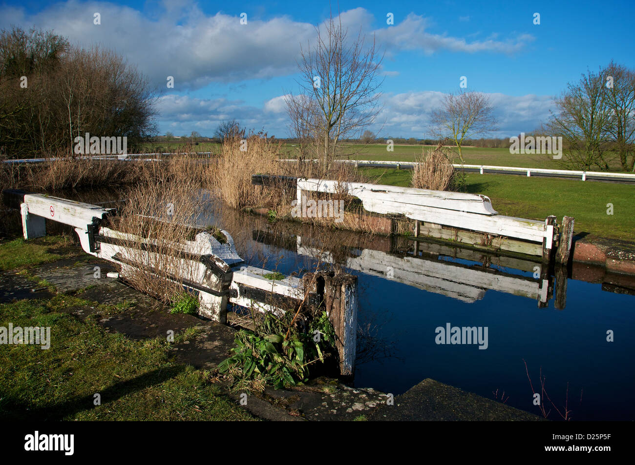 Saul Junction Sharpness Canal Gloucestershire UK Stock Photo - Alamy
