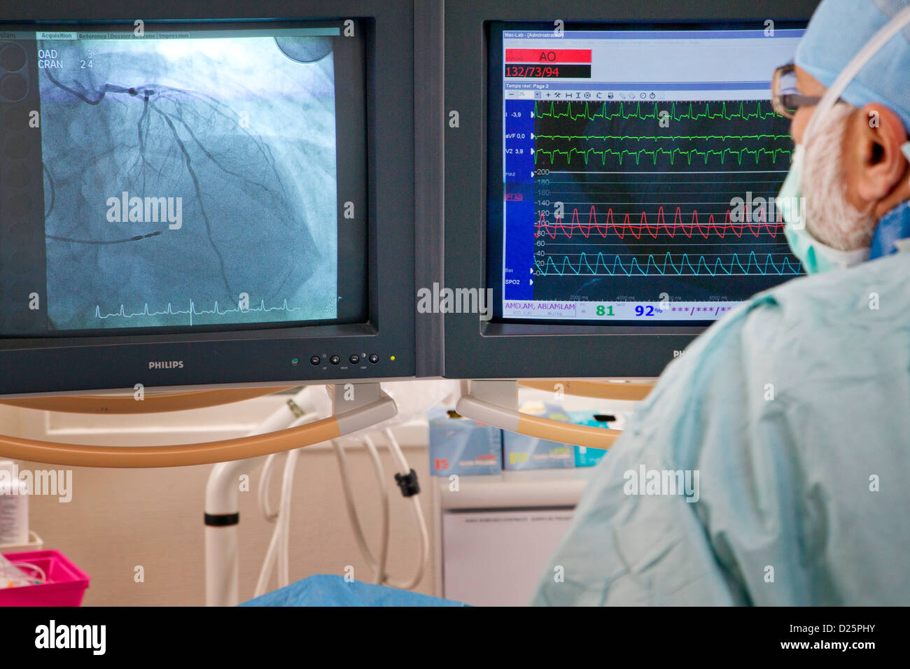 Coronary catheterization hi-res stock photography and images - Alamy