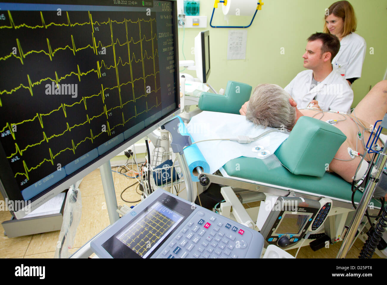 STRESS TEST, MAN Stock Photo - Alamy