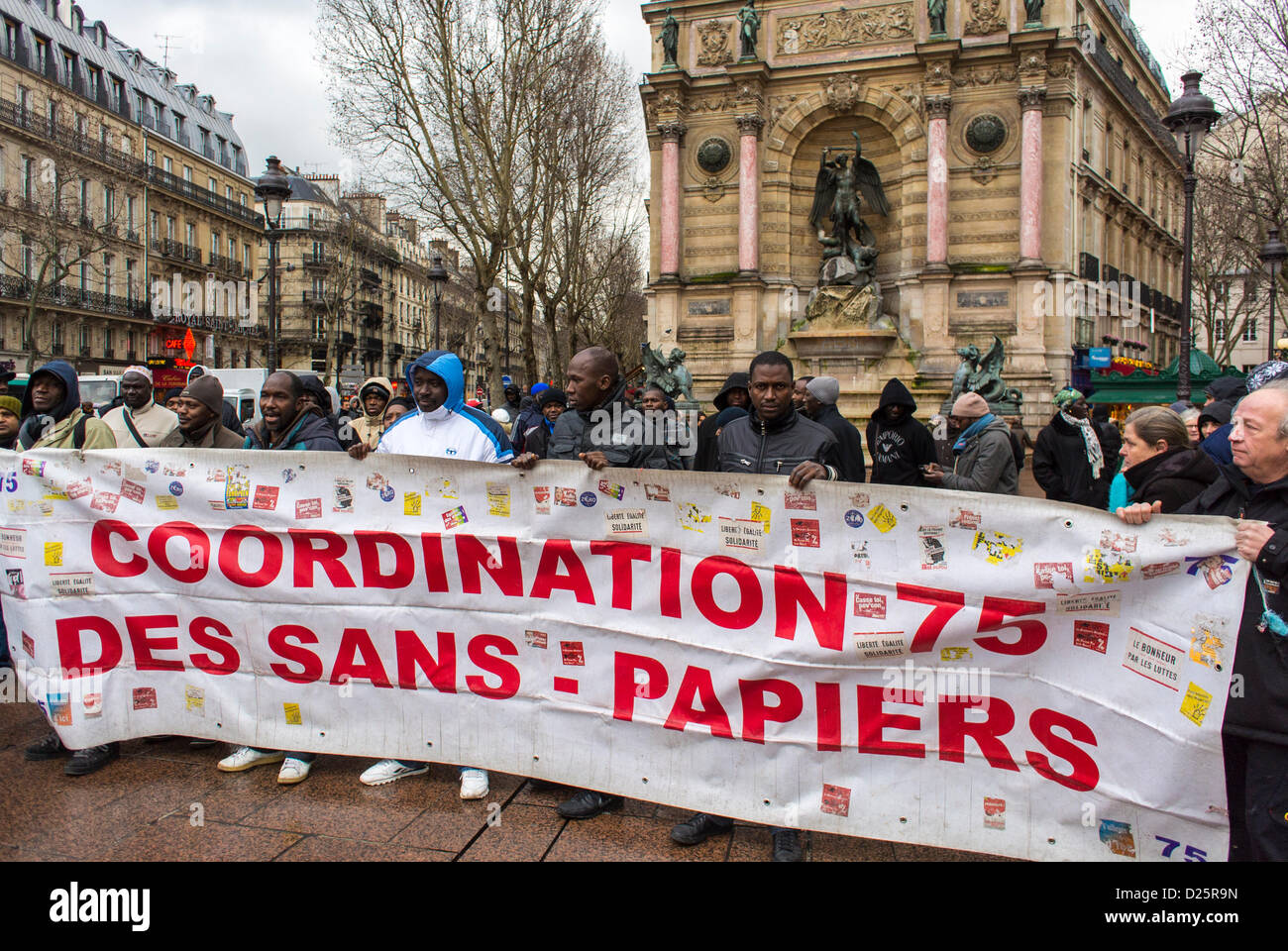 Without papers demonstration hi-res stock photography and images - Alamy