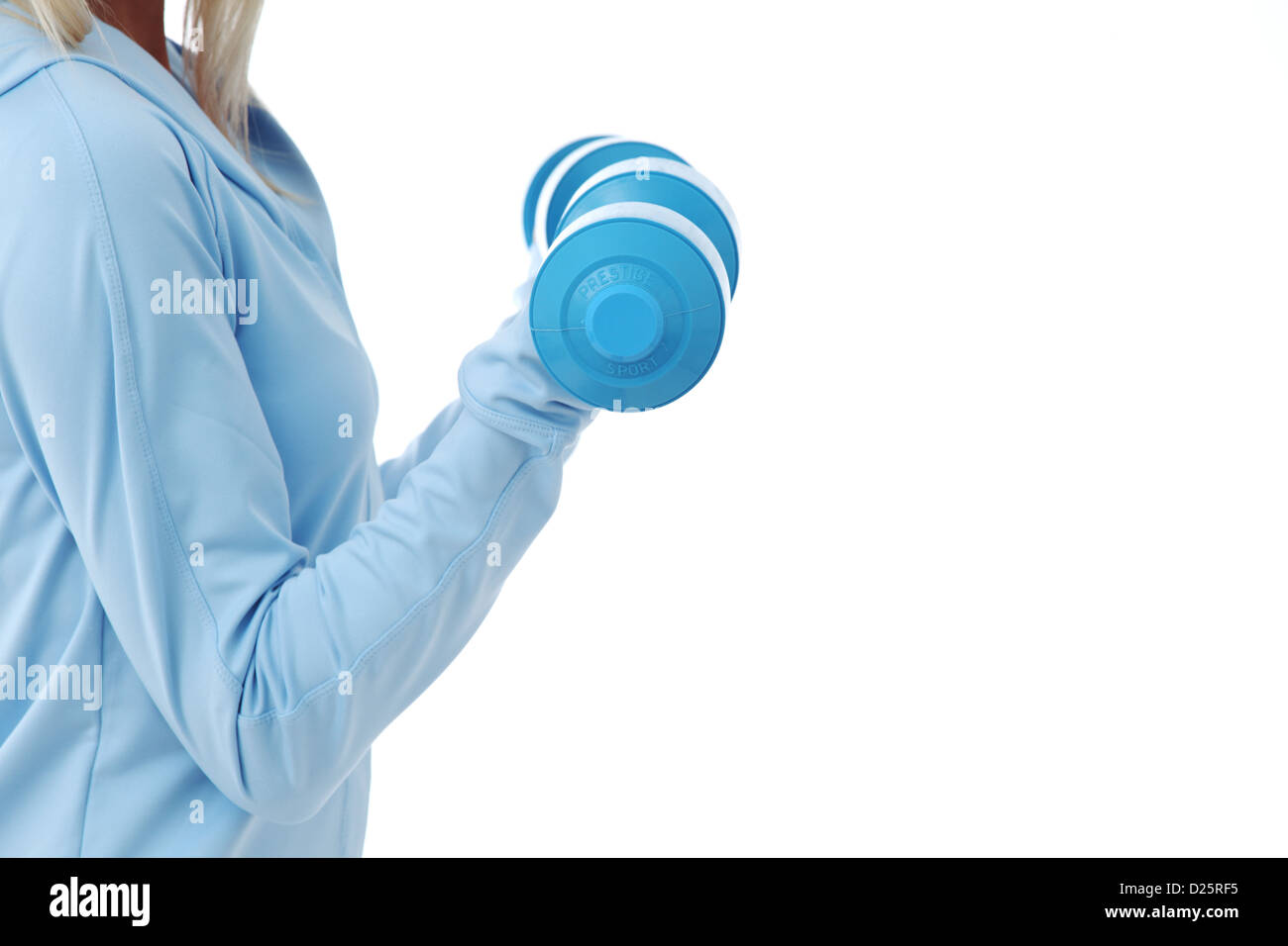 sport woman isolated on white Stock Photo - Alamy
