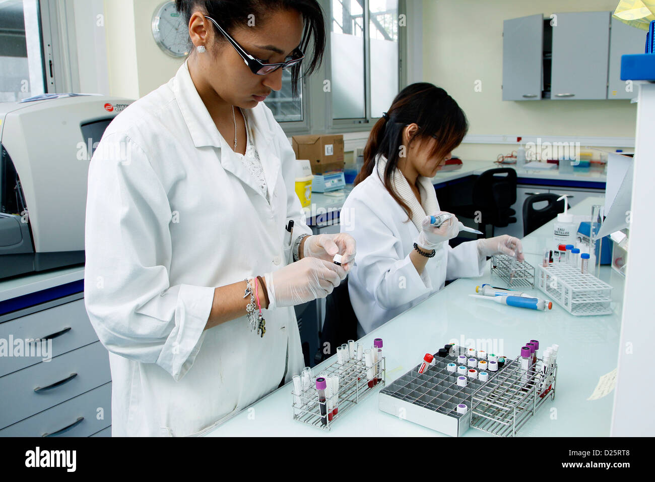 Automatic blood analysis hi-res stock photography and images - Alamy