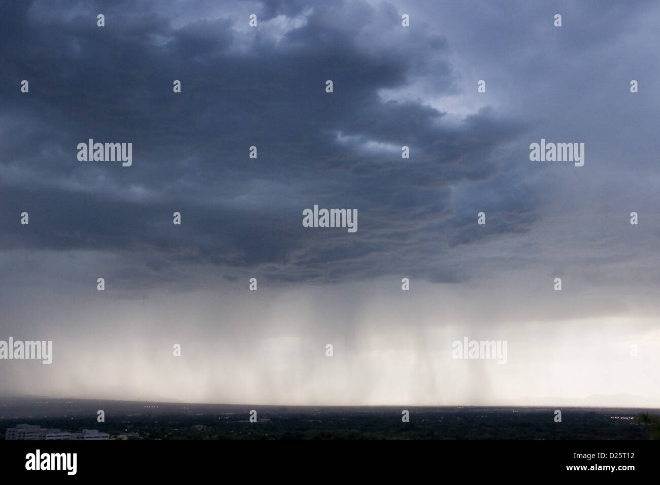 Approaching Rain Storm Stock Photo - Alamy