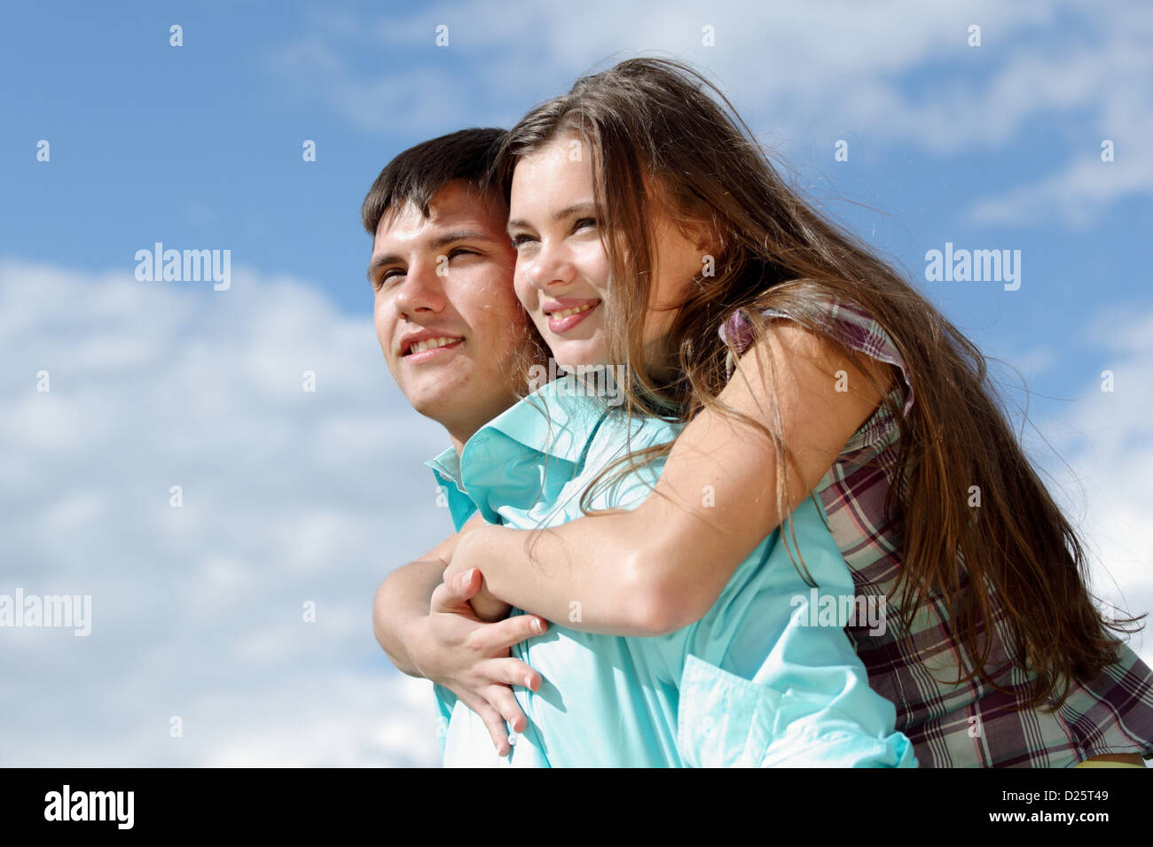 love hug of two lowers Stock Photo - Alamy
