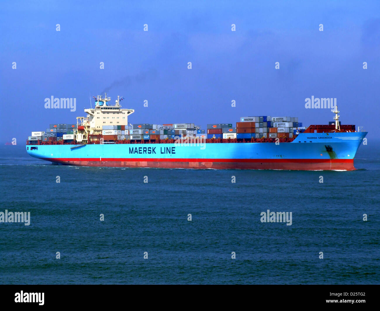 Merchant cargo container ships Stock Photo - Alamy