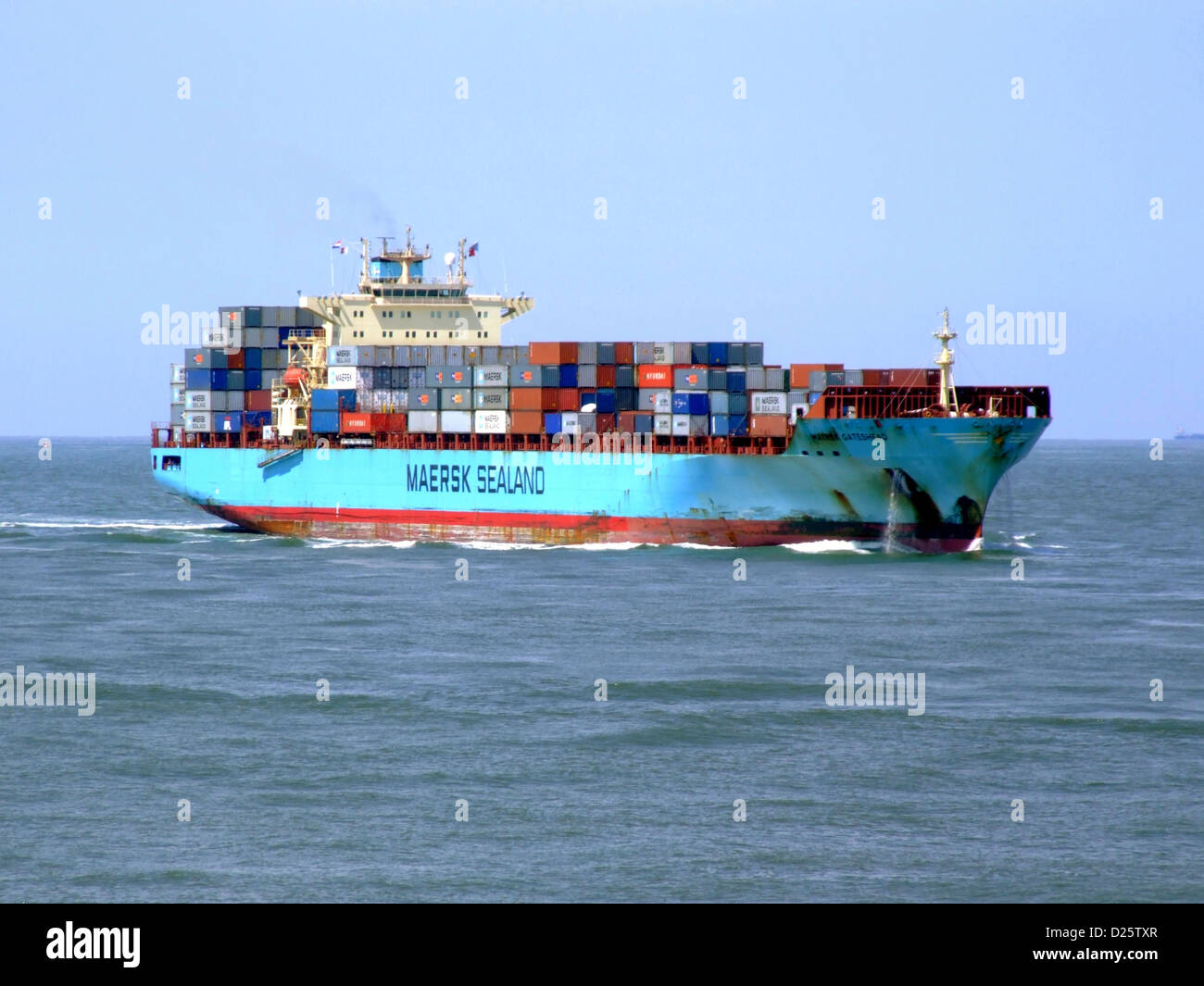 Merchant cargo container ships Stock Photo - Alamy