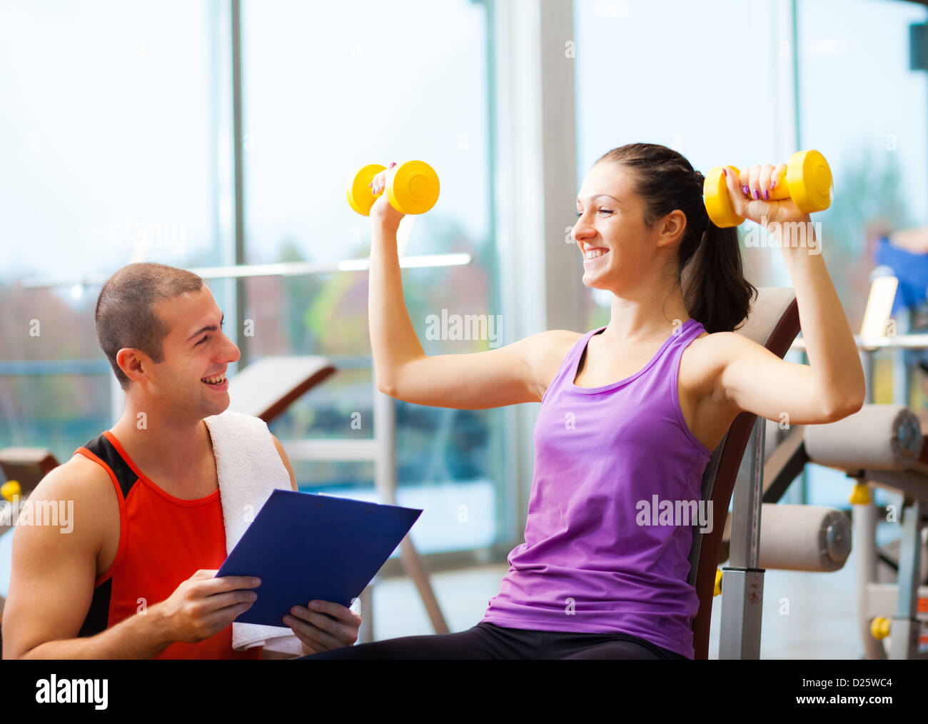Personal trainer hi-res stock photography and images - Alamy