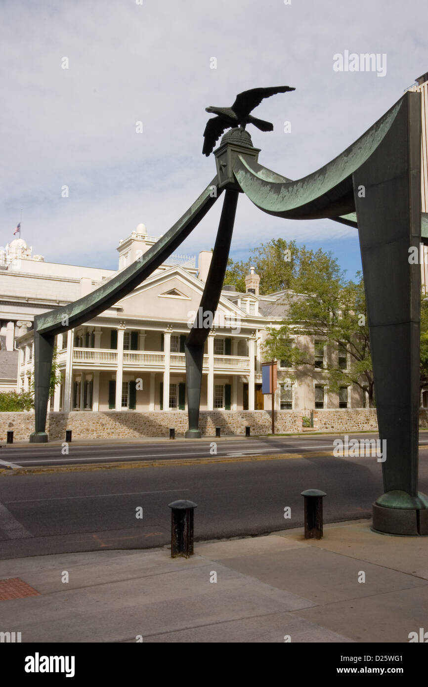 Eagle Gate, Salt Lake City Stock Photo - Alamy