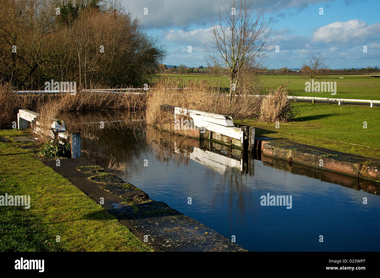 Saul Junction Sharpness Canal Gloucestershire UK Stock Photo - Alamy