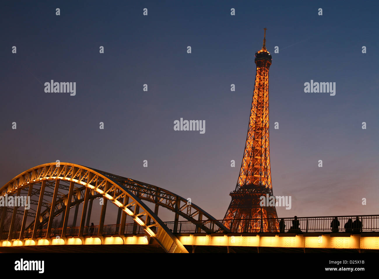 Paris the eiffel tower Stock Photo - Alamy