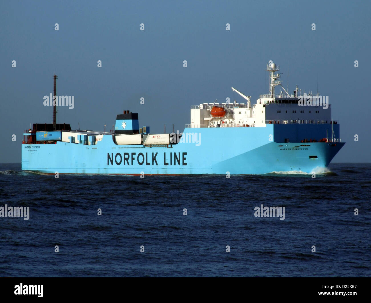 Merchant cargo container ships Stock Photo - Alamy