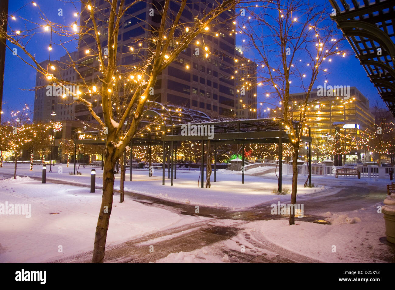 Christmas, Salt Lake City Utah Stock Photo - Alamy