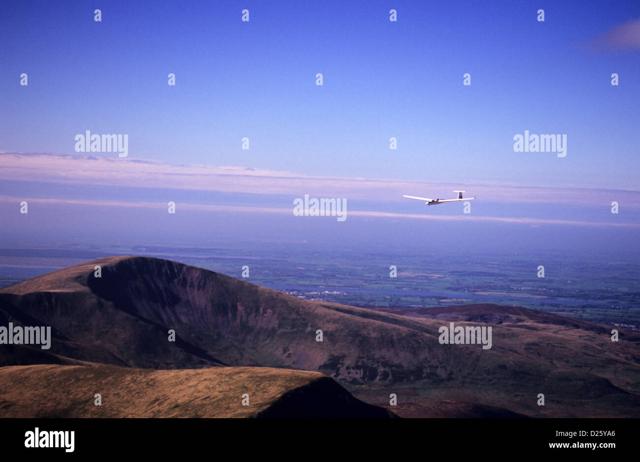 Snowdon, the highest mountain in Wales, at an altitude of 1,085 metres ...