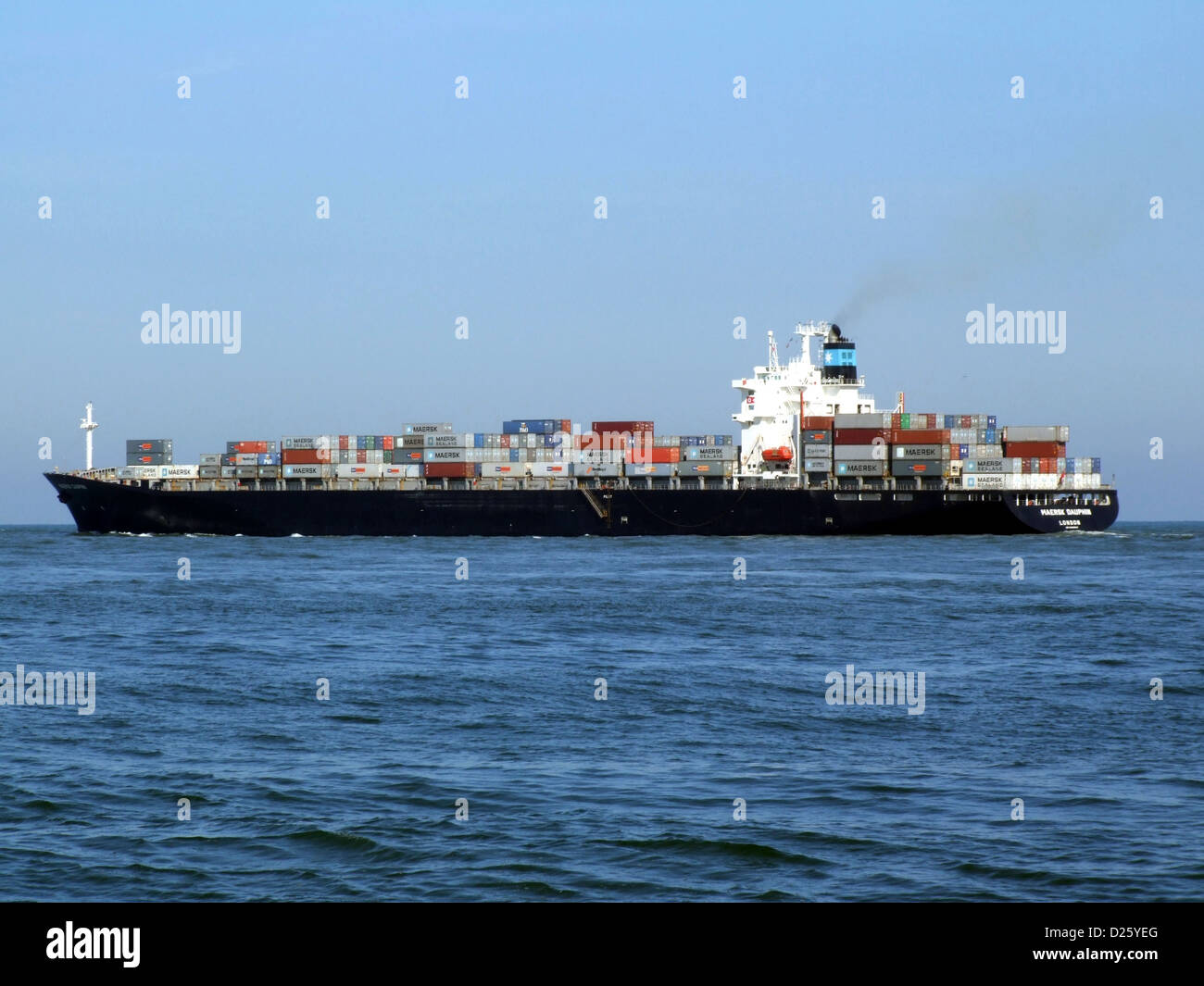 Merchant cargo container ships Stock Photo - Alamy