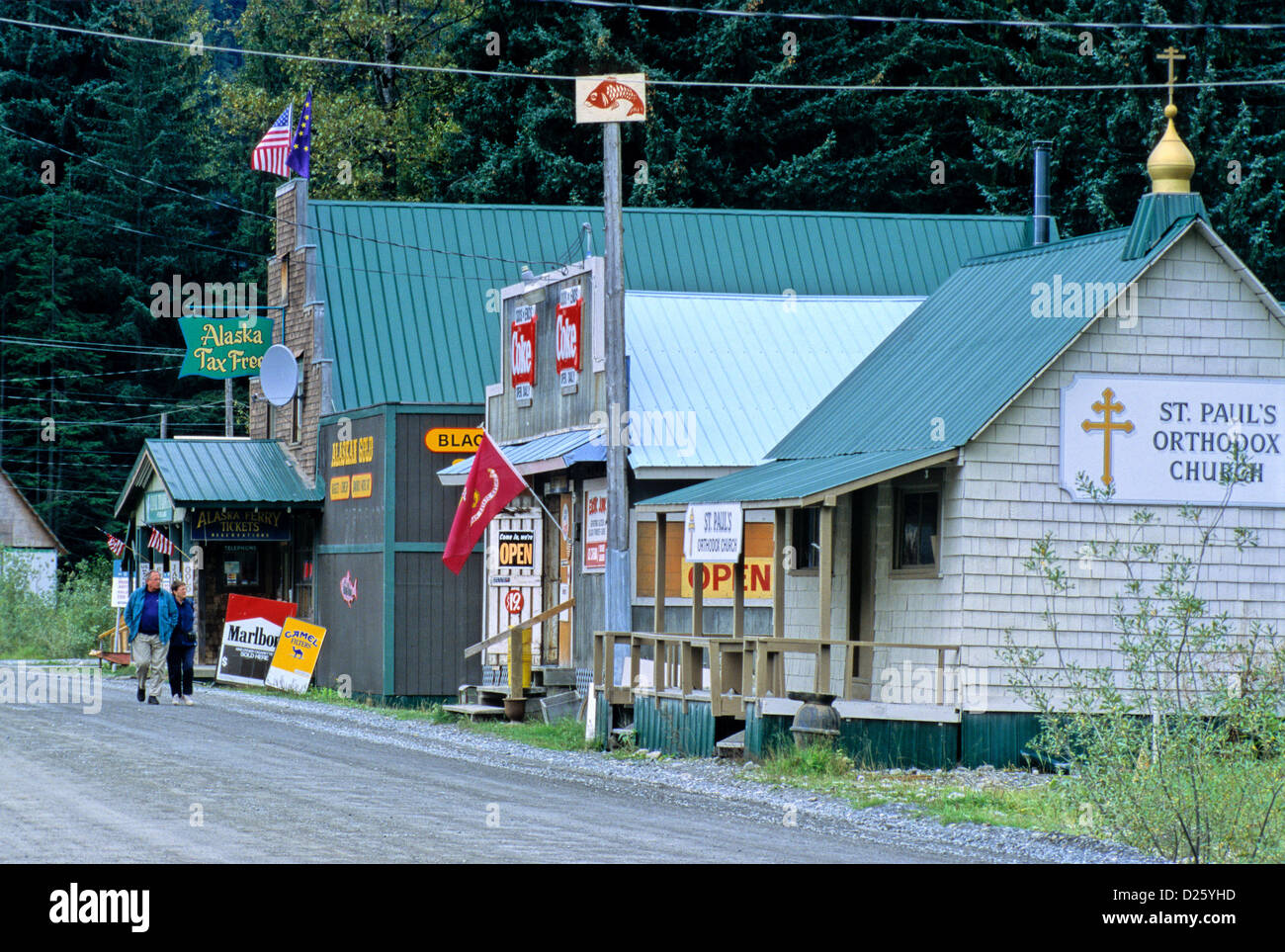 Main street hyder alaska 2 hi-res stock photography and images - Alamy