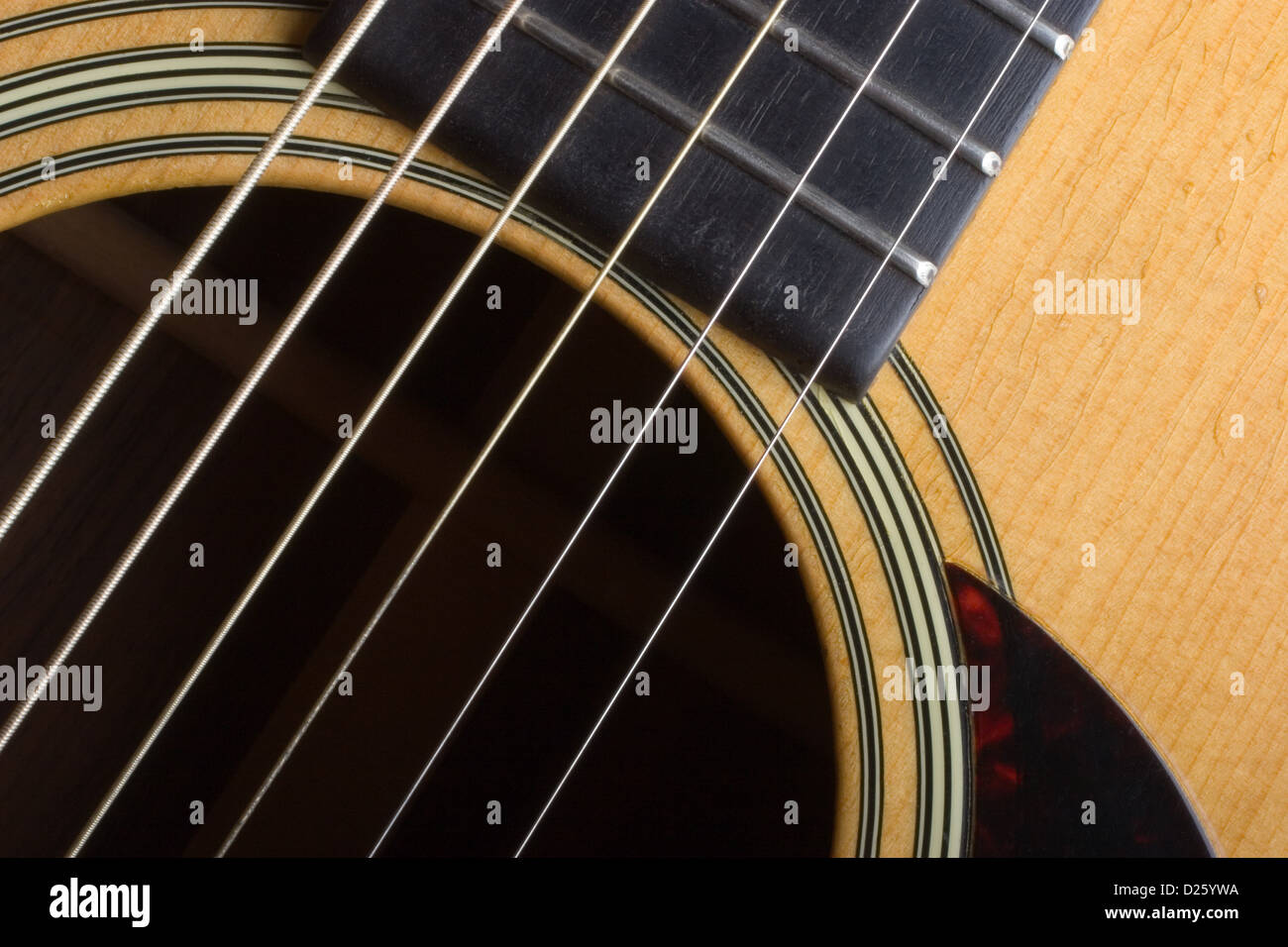 Acoustic Guitar Close-up Stock Photo - Alamy