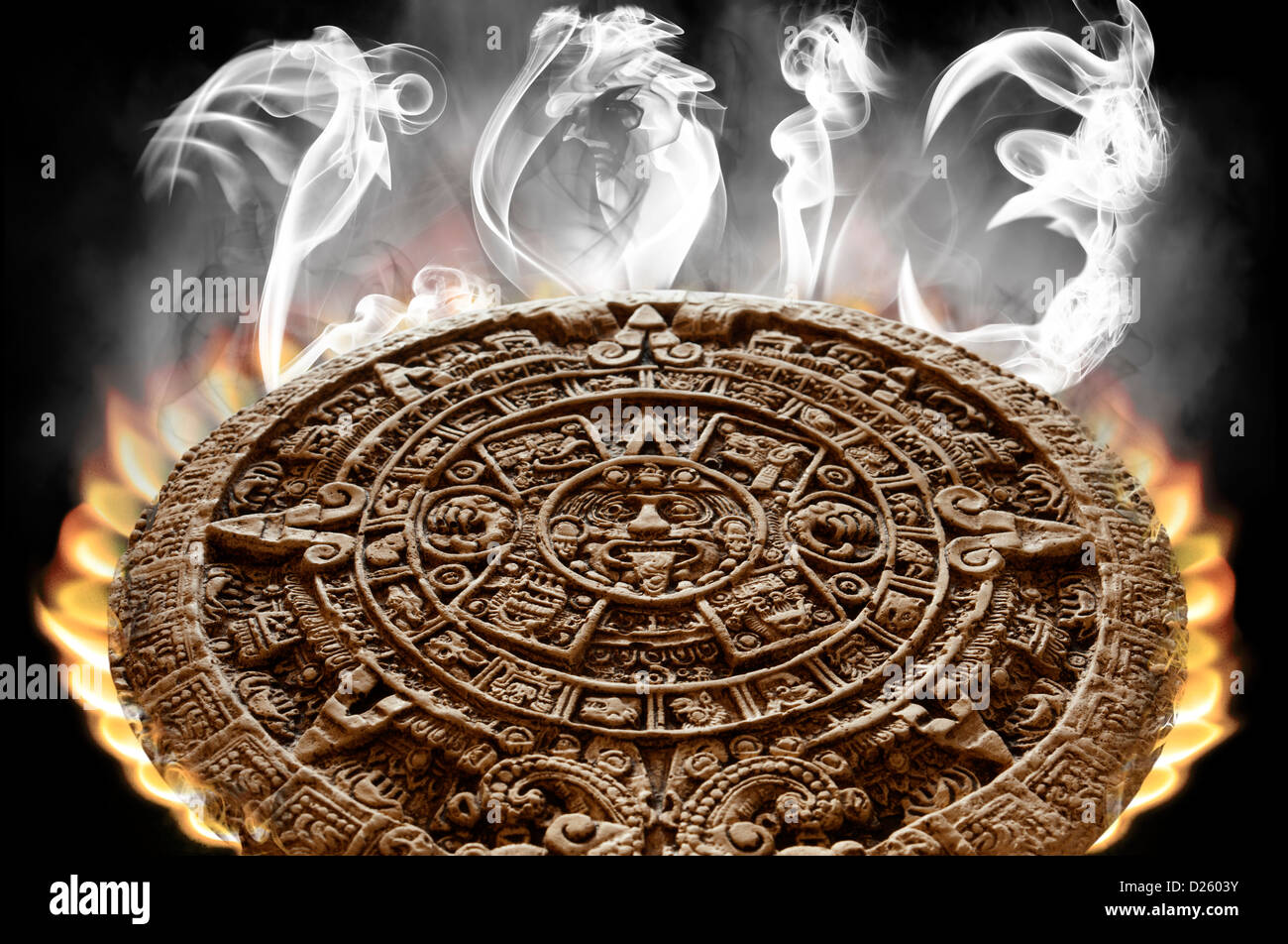 Aztec God Of Fire Symbol