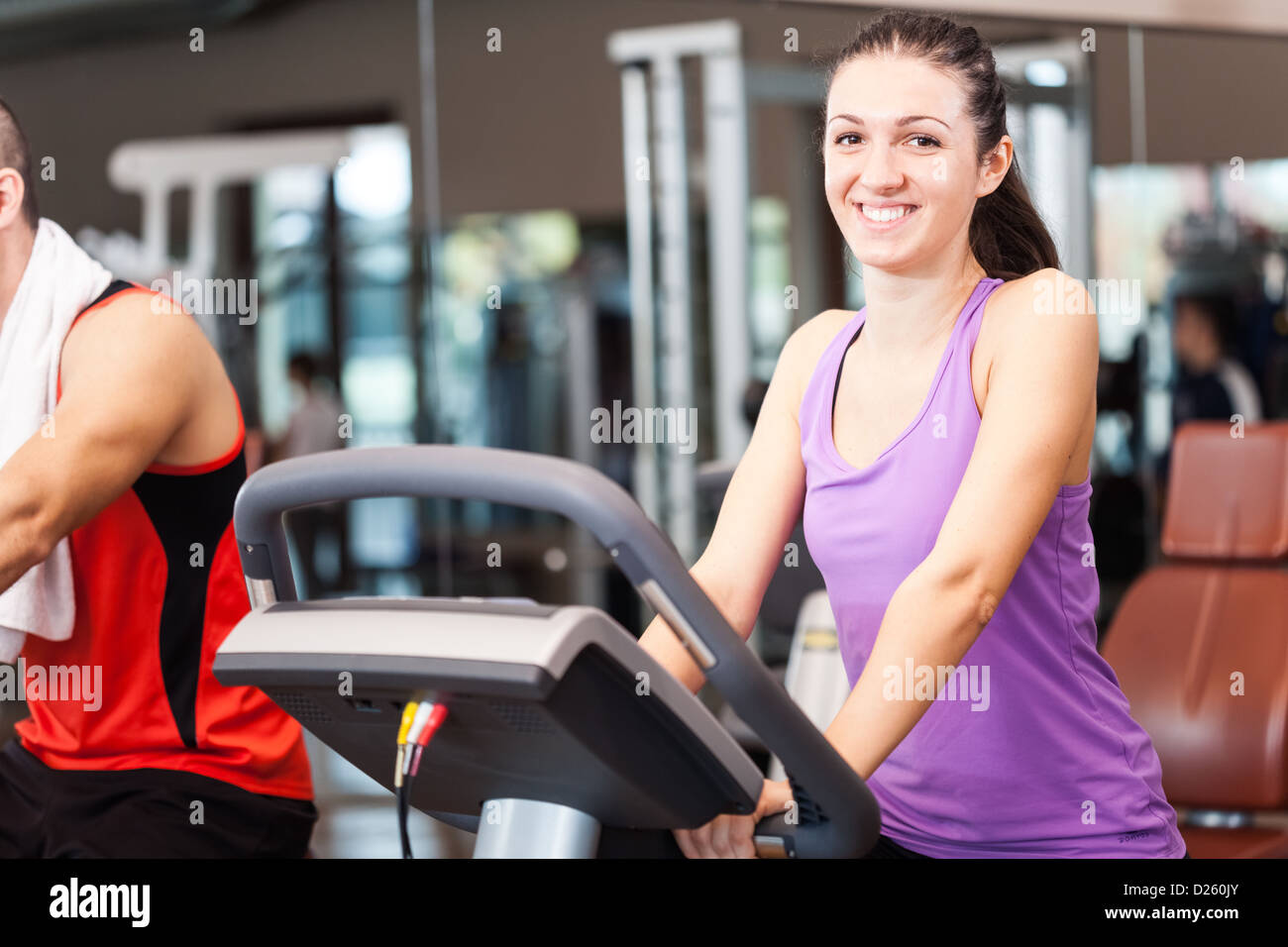 Group of people training in a gym Stock Photo - Alamy