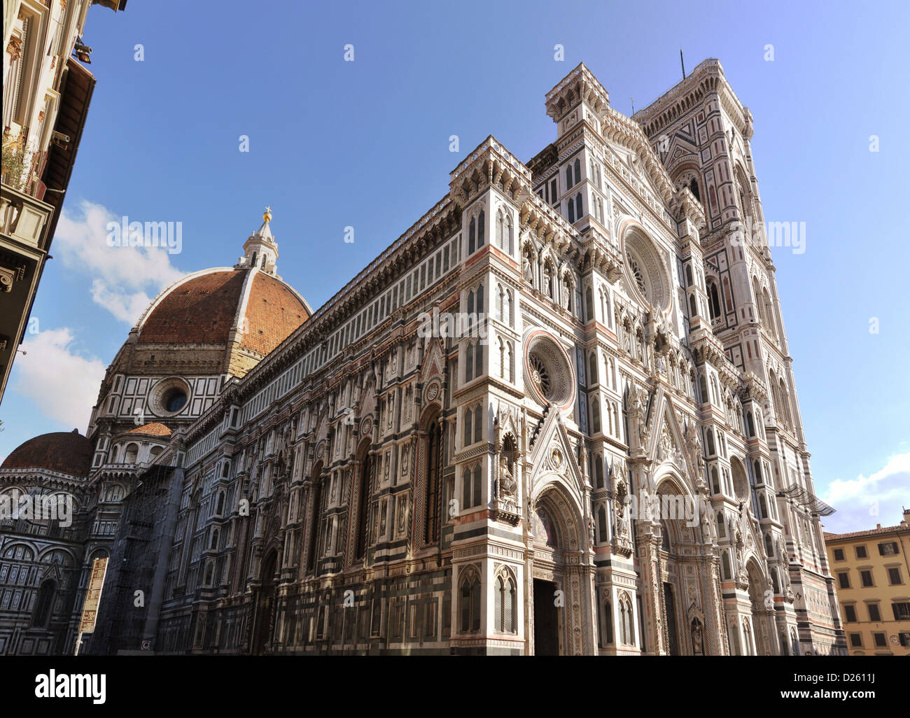 Duomo cathedral is one of the most famous landmark in Florence, Italy ...