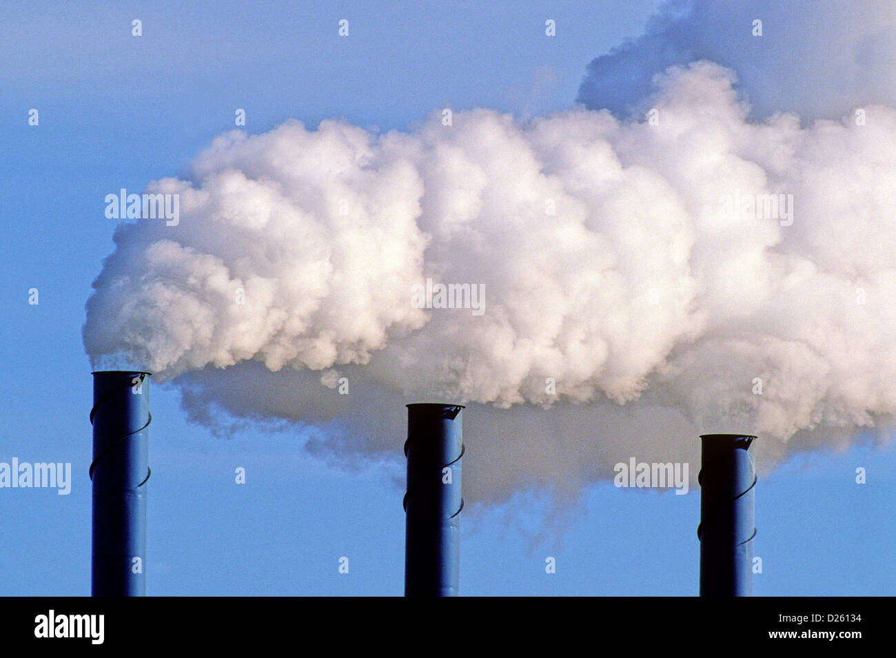 Smoke Stacks 3 Stock Photo - Alamy
