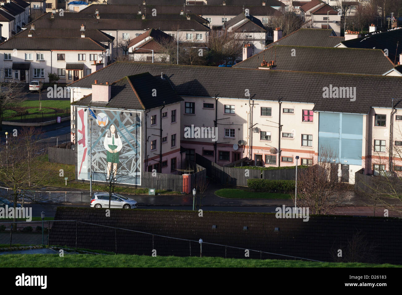 Republican Mural in the Bogside Derry Londonderry Northern Ireland UK ...
