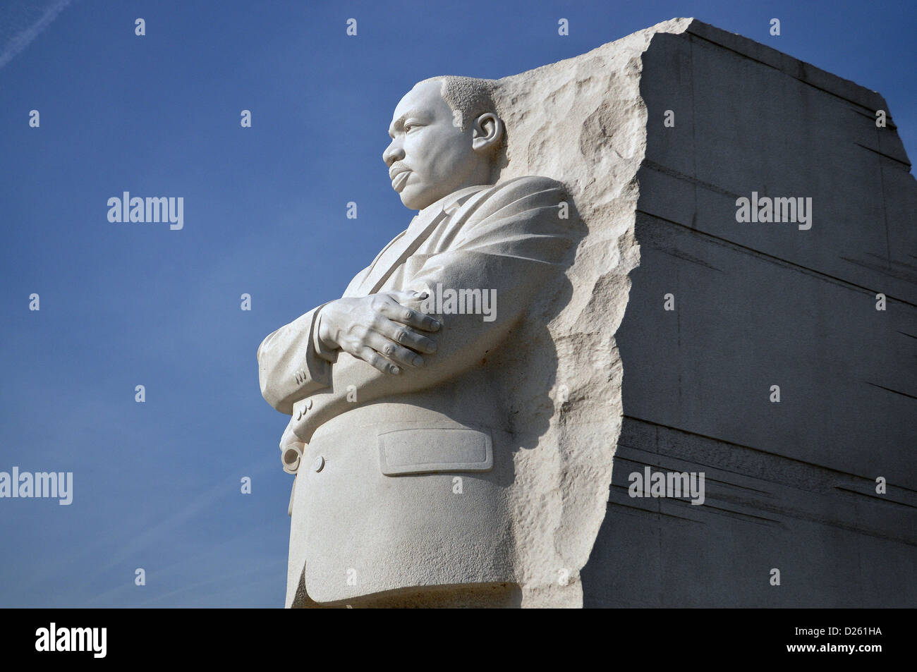 Photograph of Memorial Statue of Civil Rights Leader Dr Martin Luther ...