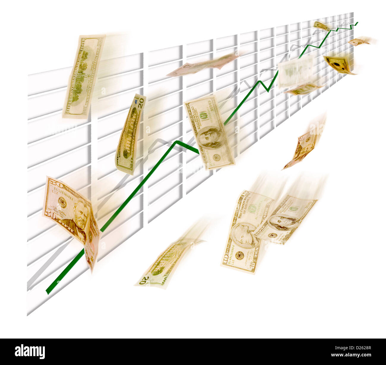 Payment increase Cut Out Stock Images & Pictures - Alamy