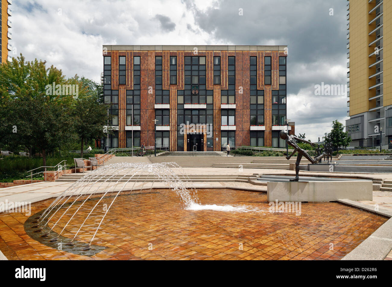 Berlin, Germany, Old Town Hall from the Marzahn-Hellersdorf Stock Photo ...