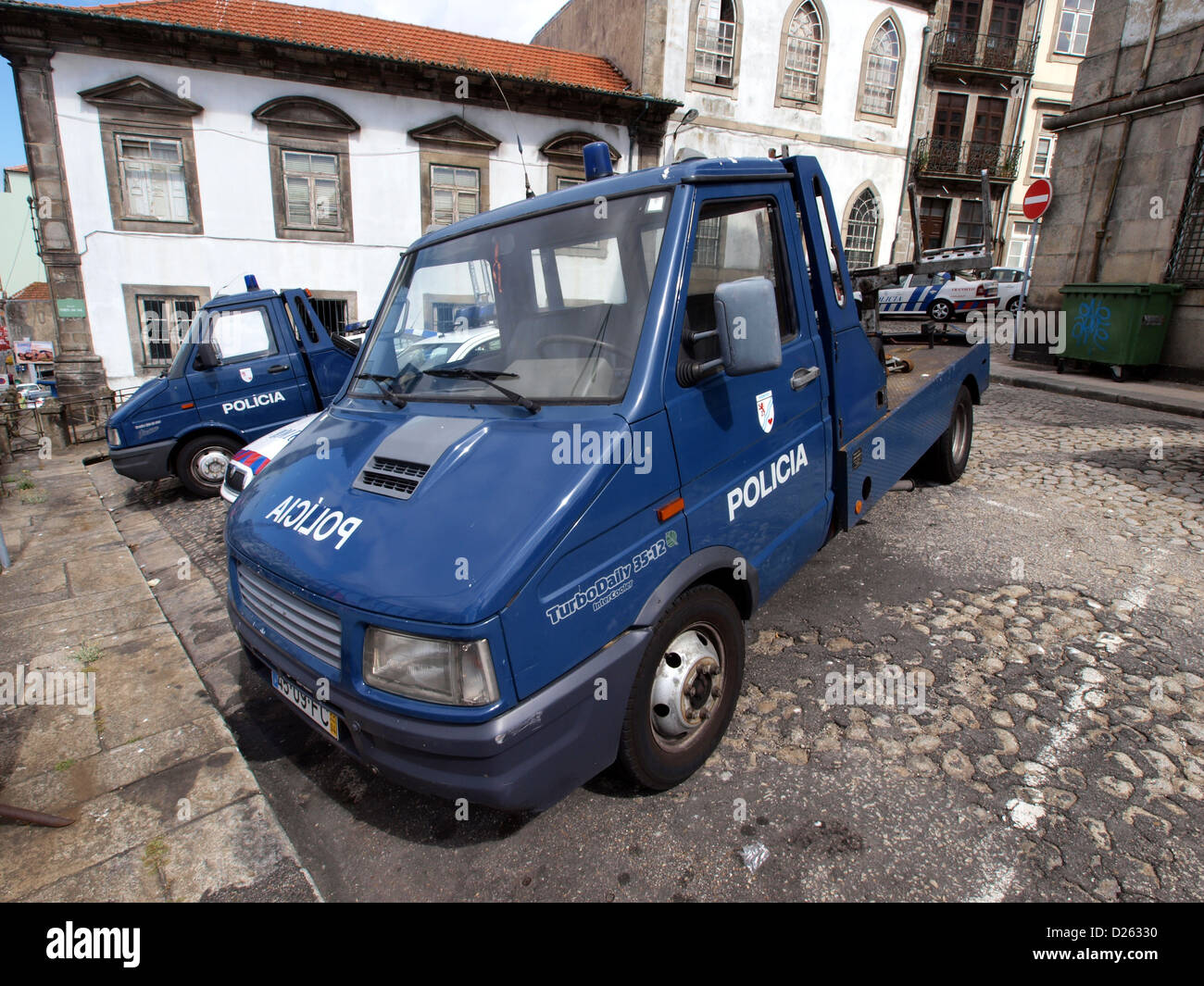 The Iveco Daily 35-8 police car, used by the Policia Porto in Portugal ...