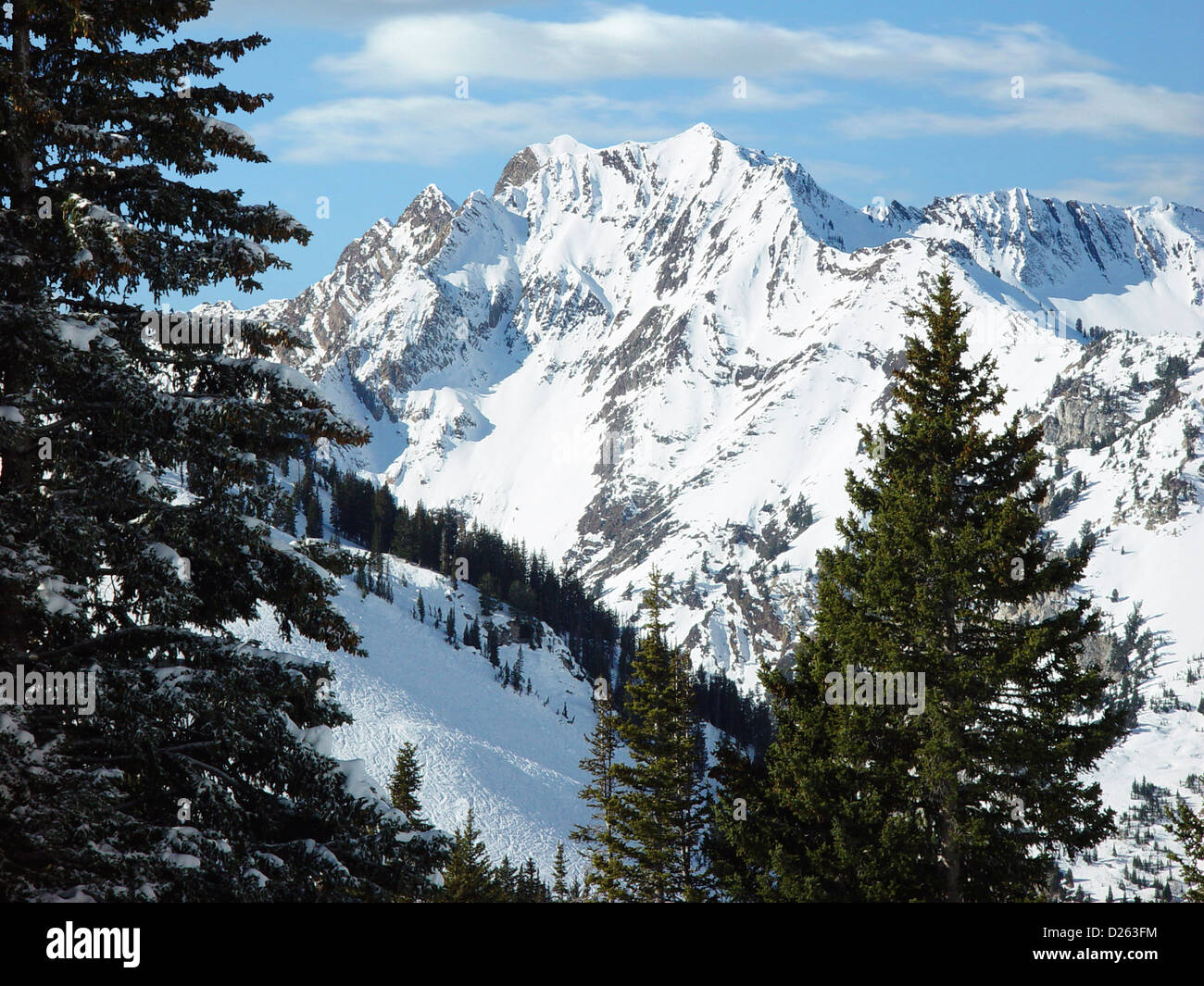 Little cottonwood canyon alta hi-res stock photography and images - Alamy