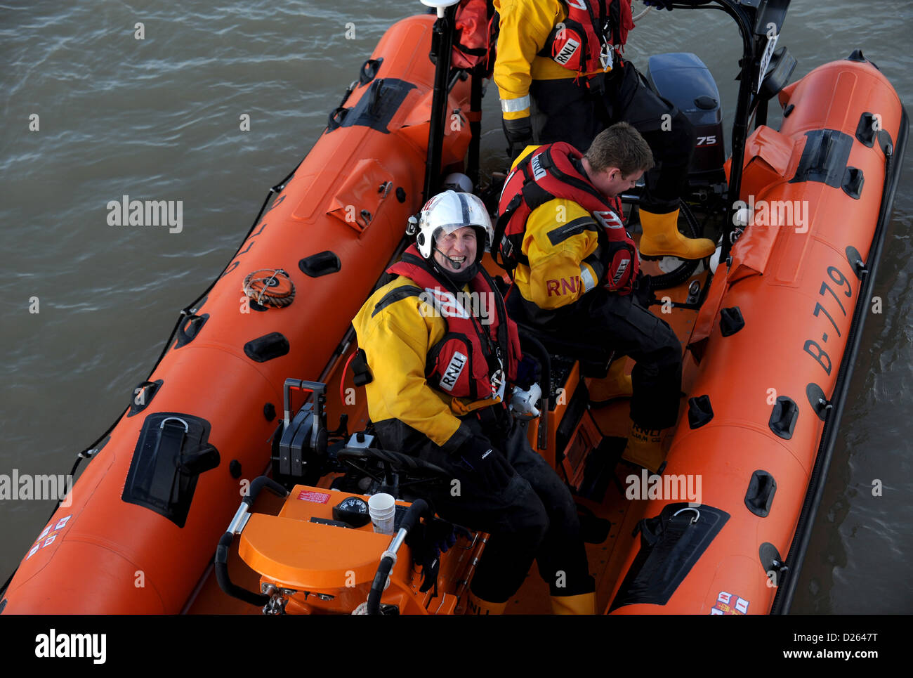 Blue Peter1 inshore lifeboat based at Littlehampton West Sussex UK ...