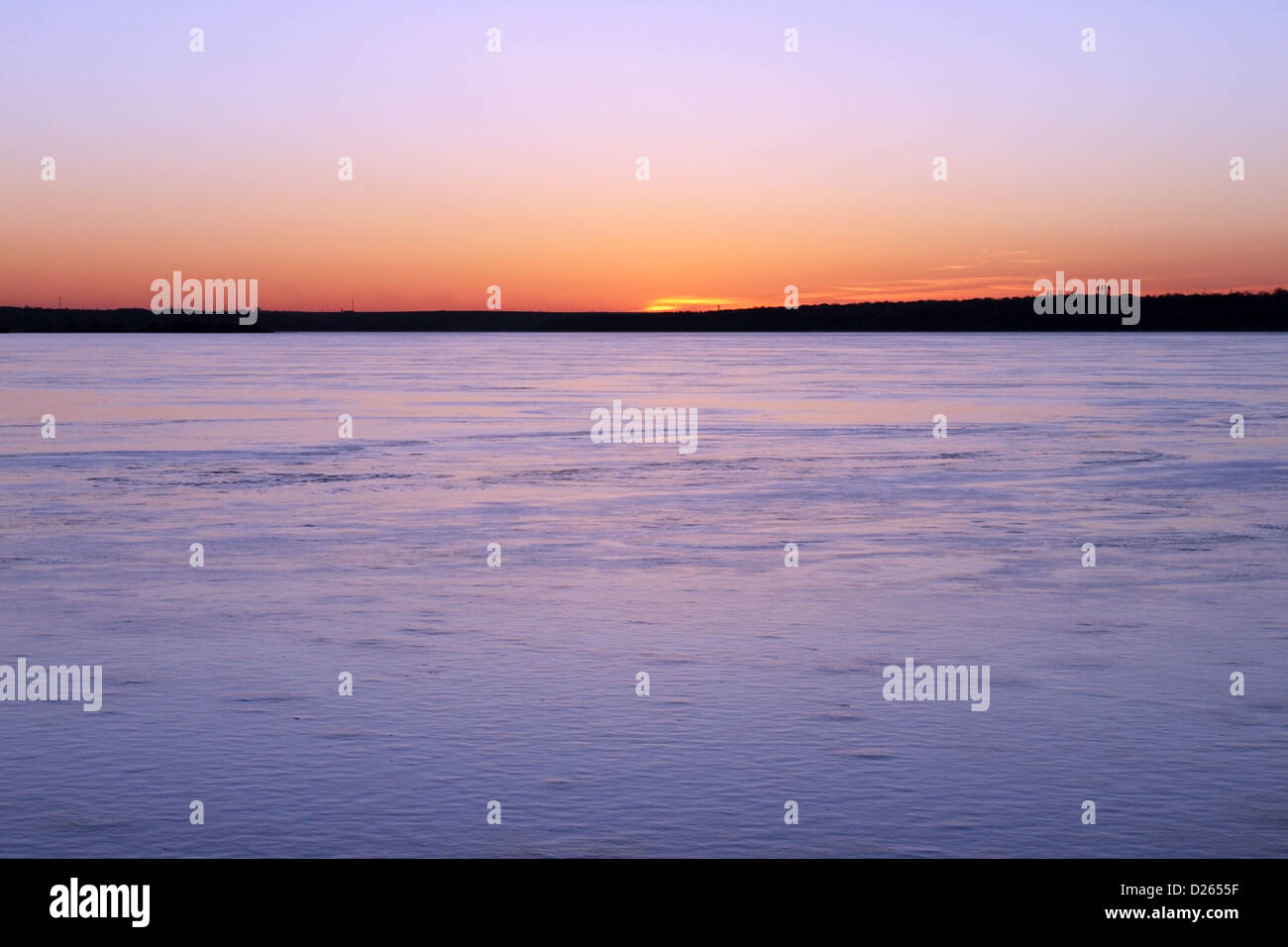 Over frozen river hi-res stock photography and images - Alamy