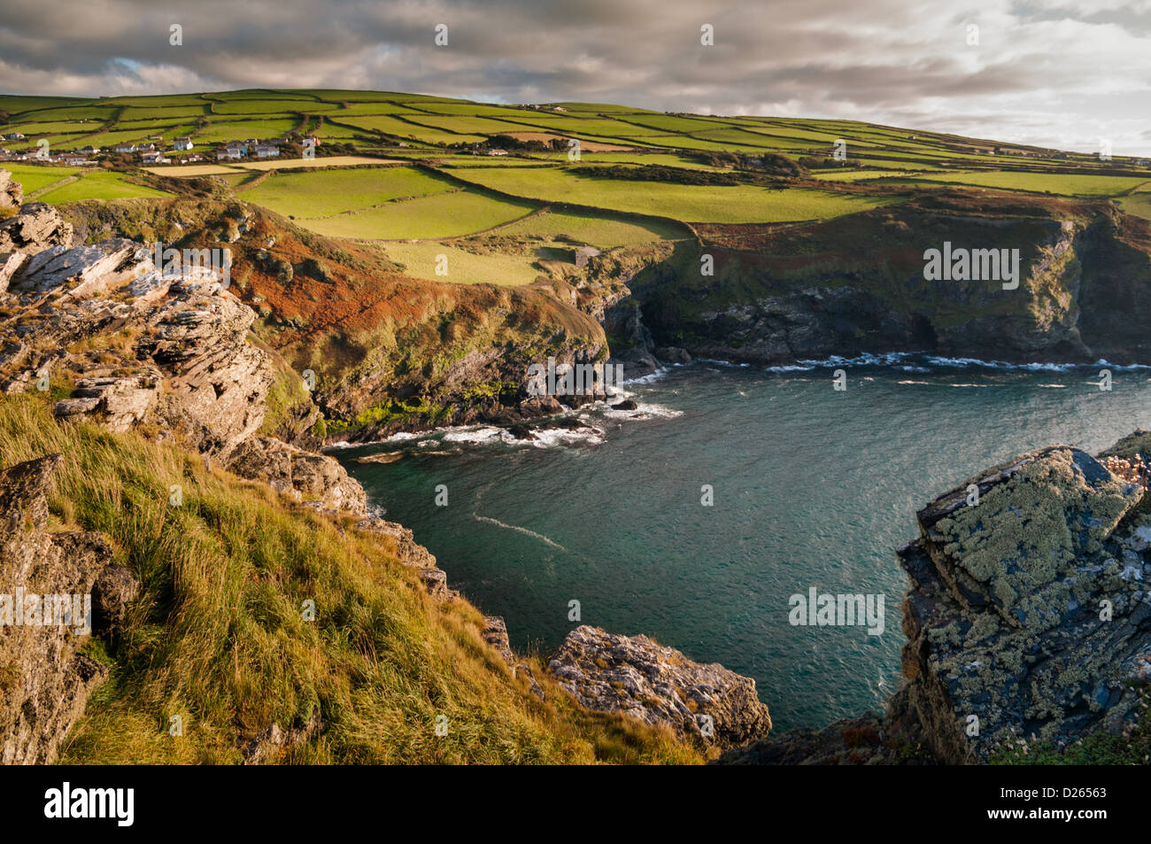 Coastline, Boscastle, Cornwall, bay, rocks Stock Photo - Alamy