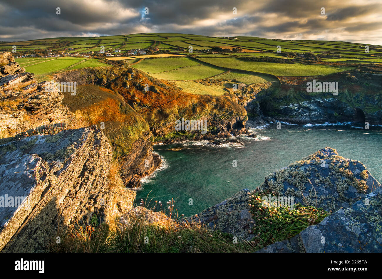 Coastline, Boscastle, Cornwall Stock Photo - Alamy