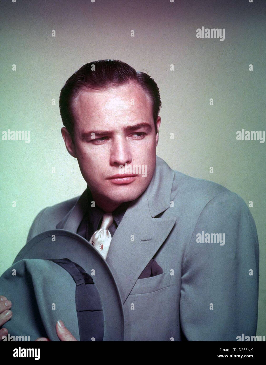 MARLON BRANDO ()1924-2004) US film actor about Stock Photo - Alamy