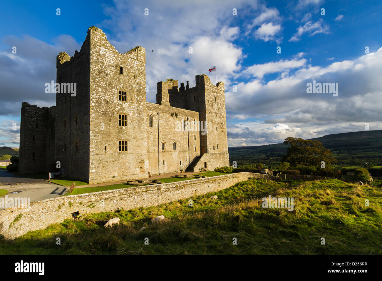 Bolton Castle, in the village of Castle Bolton, Wensleydale, Yorkshire ...