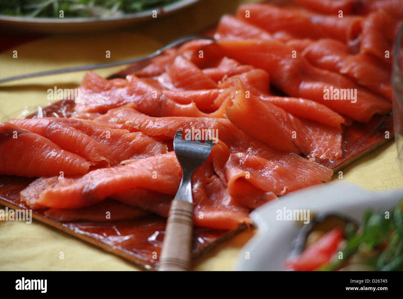 Hamburg, Germany, Wild Smoked Salmon Stock Photo - Alamy
